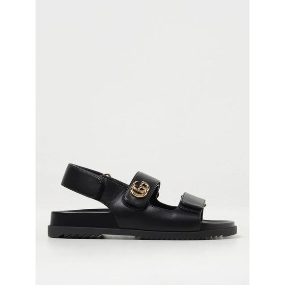 Gucci | Shoes | Gucci Flat Sandals Woman Black | Poshmark